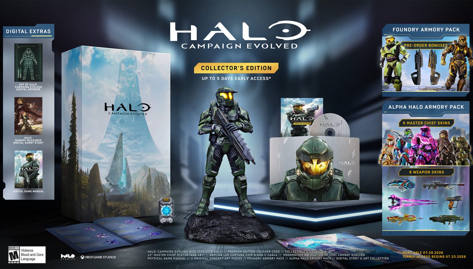 Halo : Campaign Evolved - Éditions spéciales et bonus de précommande