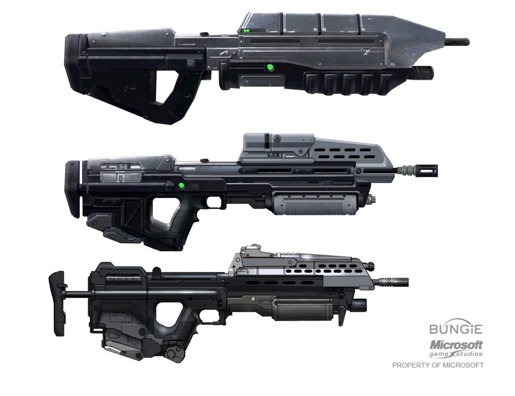 Halo Reach : concepts art casques et armes — Halo.fr